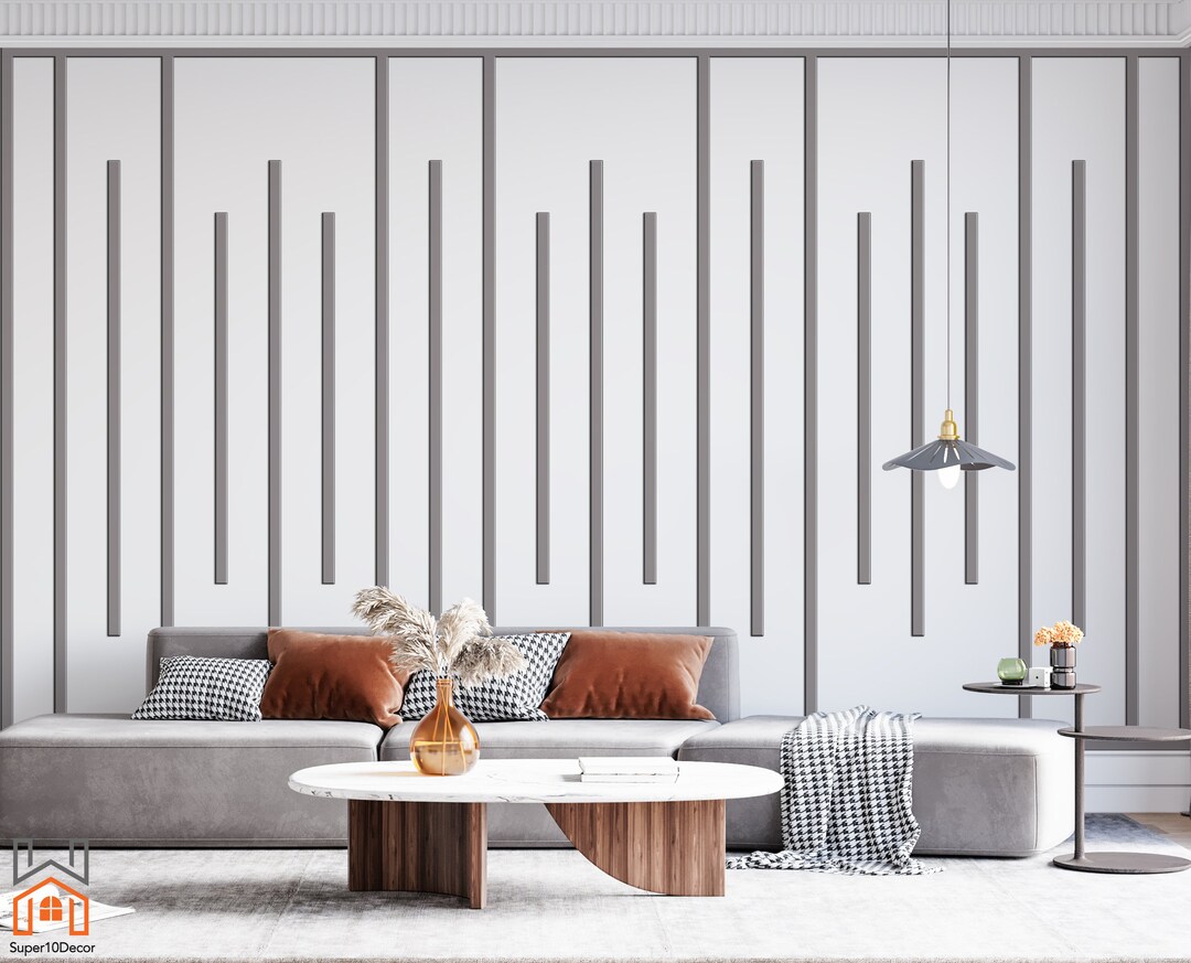 Wall Panel Art, Wainscoting Panels, Wall Geometric Molding, Accent Wall ...