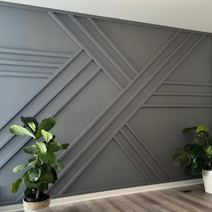 The Custom-made Wall Molding Project We Completed for Traci - Etsy