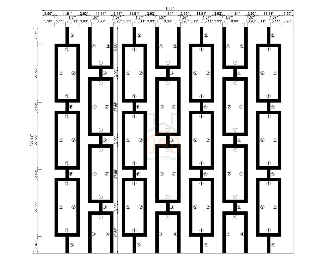 Custom Rectangular Wall Molding Panels – Decorative Polystyrene Trim ...