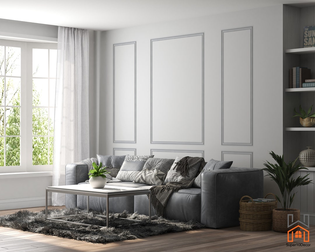 Wall Trim Kits, Wall Lath, Wall Art Paneling, Pre-cut Factory Primed ...