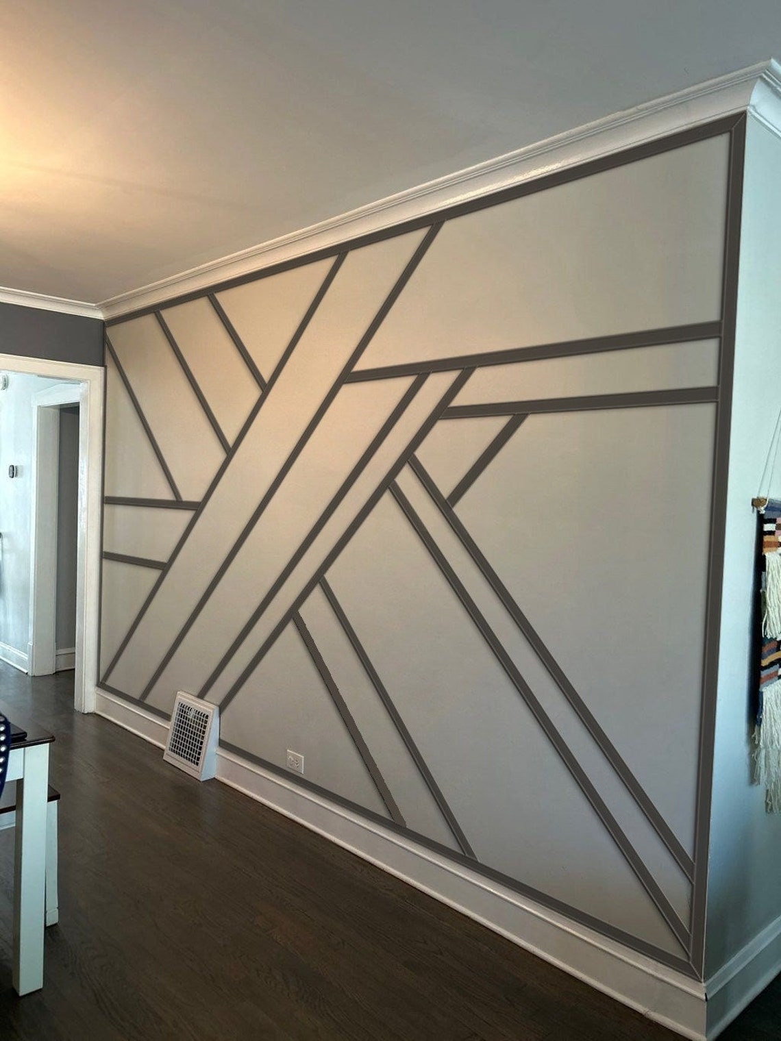 The Custom-made Wall Molding Project We Completed for Missy - Etsy