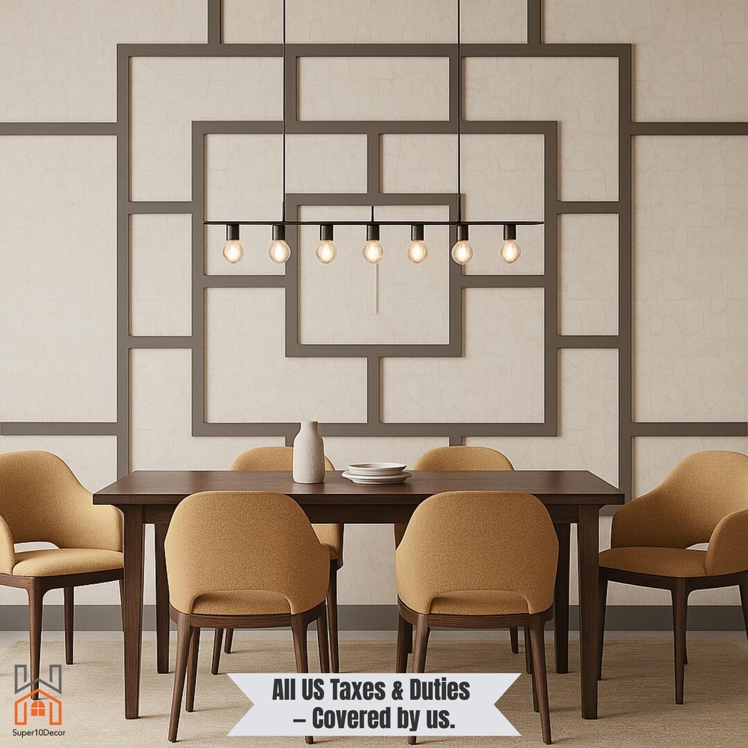 Rectangular Pattern Wall Molding Panel, Custom Polystyrene Trim Design ...