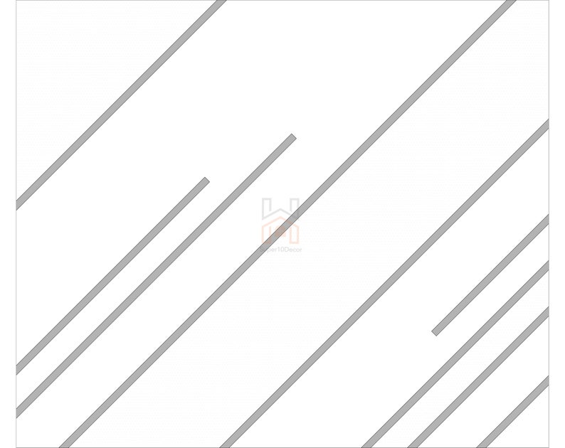 Modern Diagonal Wall Molding Kit | Custom Polystyrene Trim Panels ...