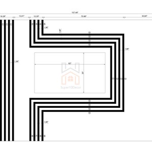 Wall Lath, Wall Panel, Wall Moulding Kit for TV, Molding Trim, Custom ...