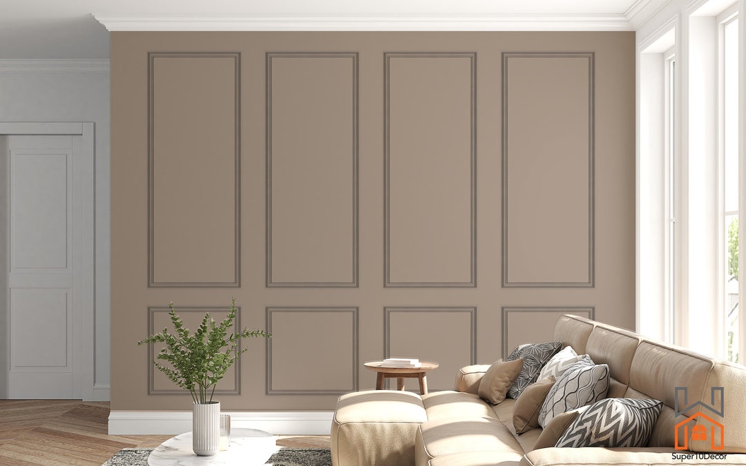 Wall Decor Molding, Wall Trim Kits, Paintable Moulding, Wall Lath ...