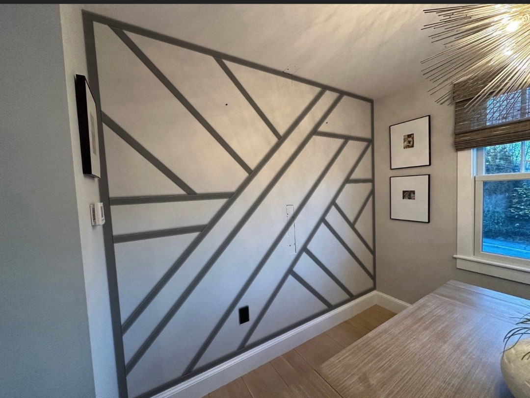 The Custom-made Wall Molding Project We Completed for Jose Dottieg64 - Etsy