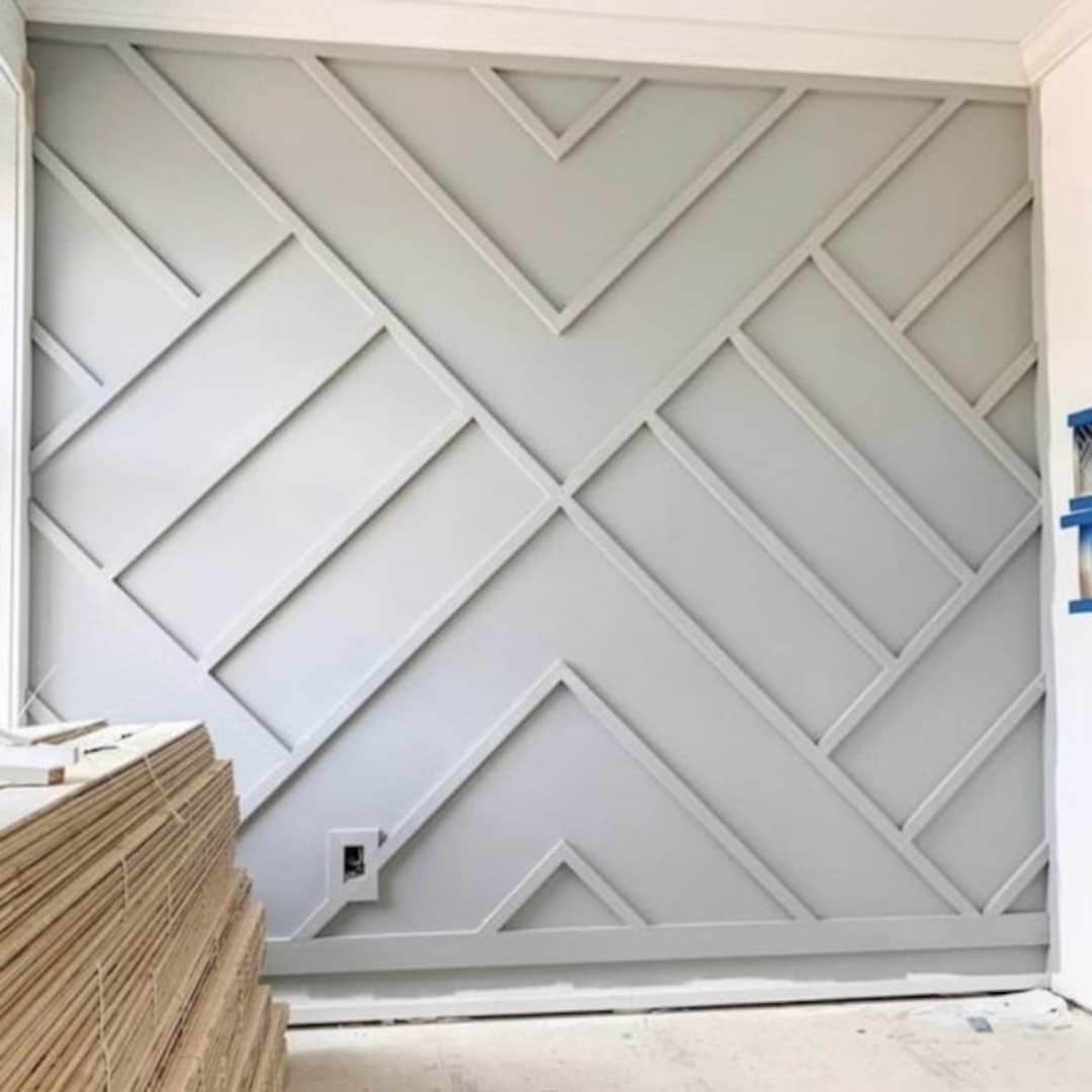 The Custom-made Wall Molding Project We Completed for Gretel - Etsy