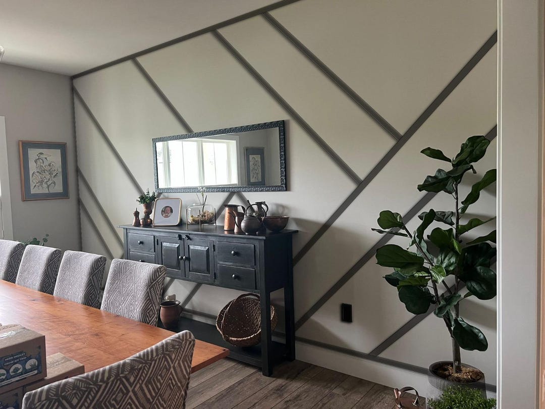 The Custom-made Wall Molding Project We Completed for Marsha Kline - Etsy