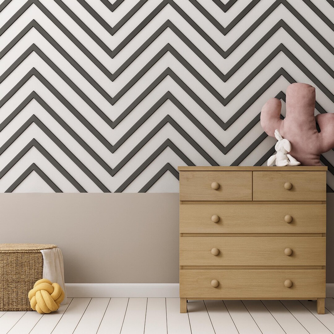 Zigzag Wall Paneling – Easy to Install Polystyrene Wall Molding for ...