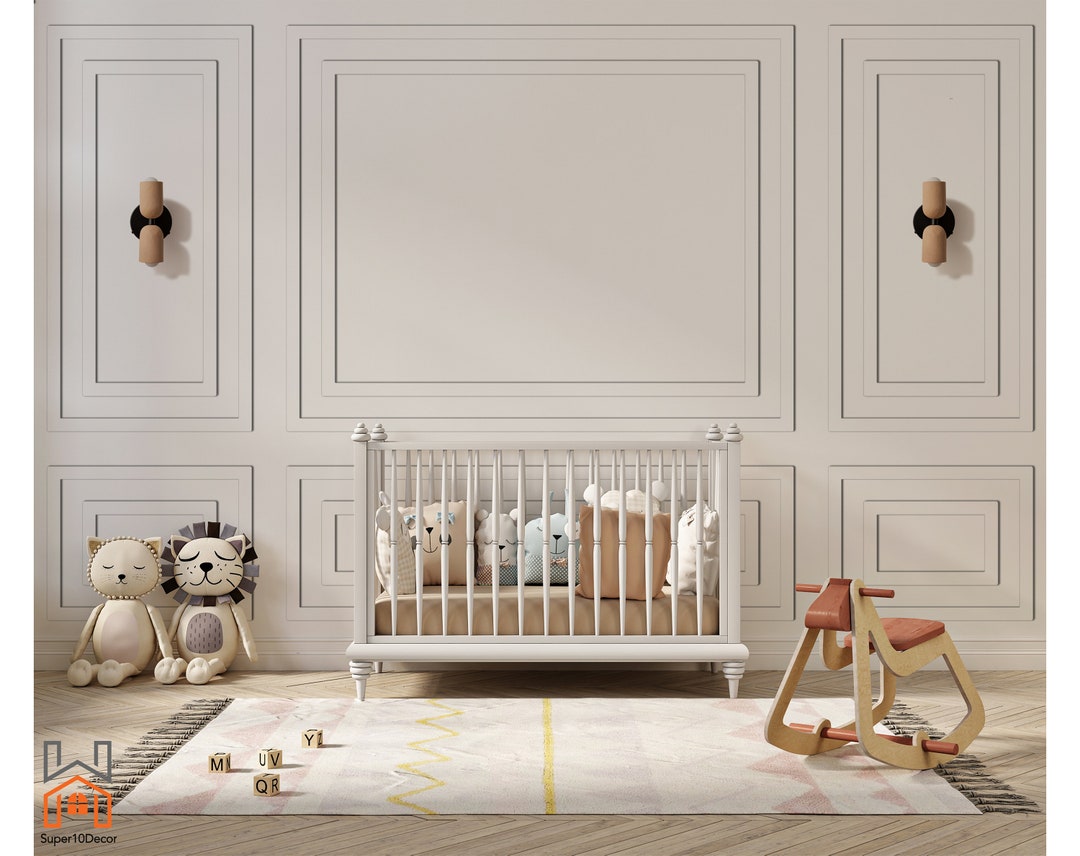 Wall Molding Package Ready to Assemble, Wainscoting Kit, Decorative ...