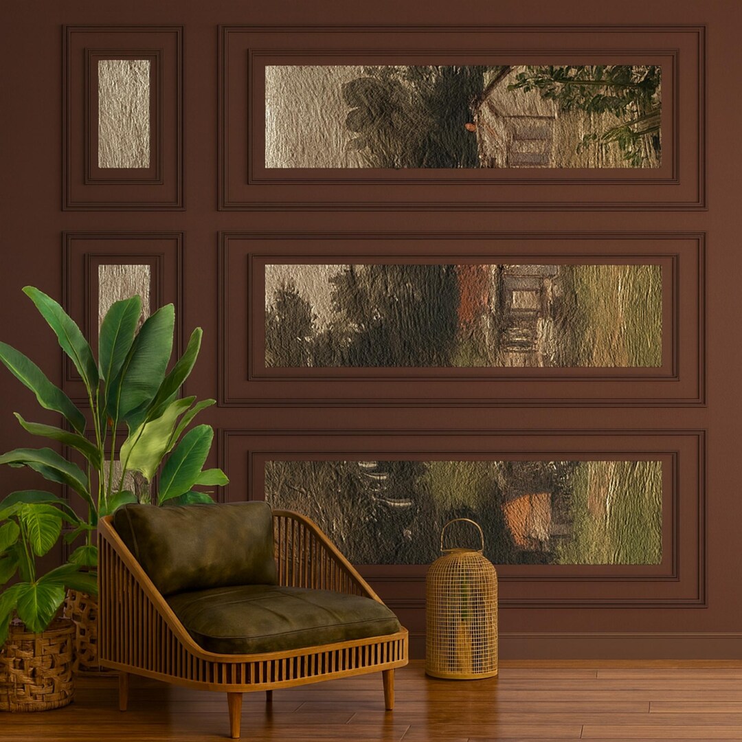 Classic Wall Molding With Integrated Artwork – Handmade Polystyrene ...