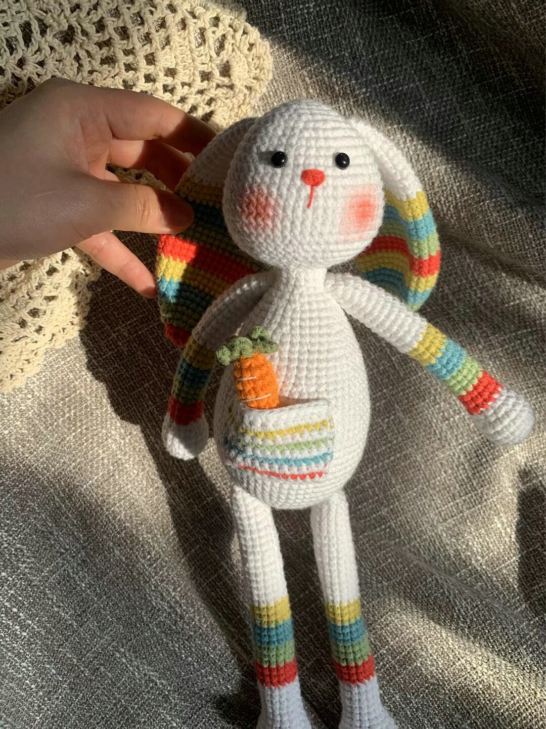 Cartoon Rabit Plush Toy, Handmade Soft Toy, Custom Plush - Etsy