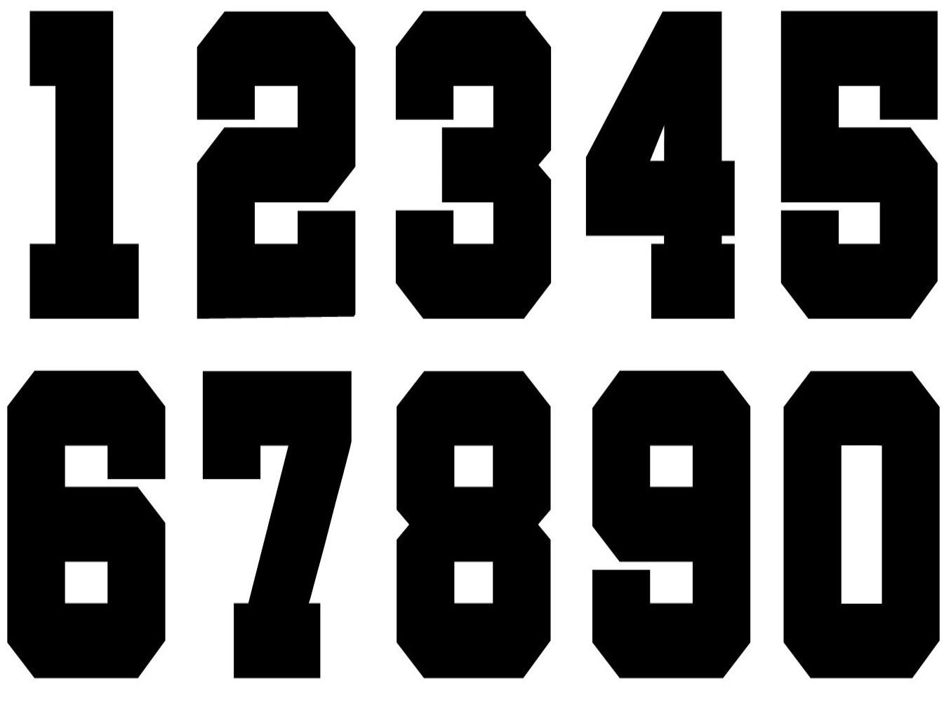 77cm Large Cardboard Numbers DIY Party Decoration Large Display ...