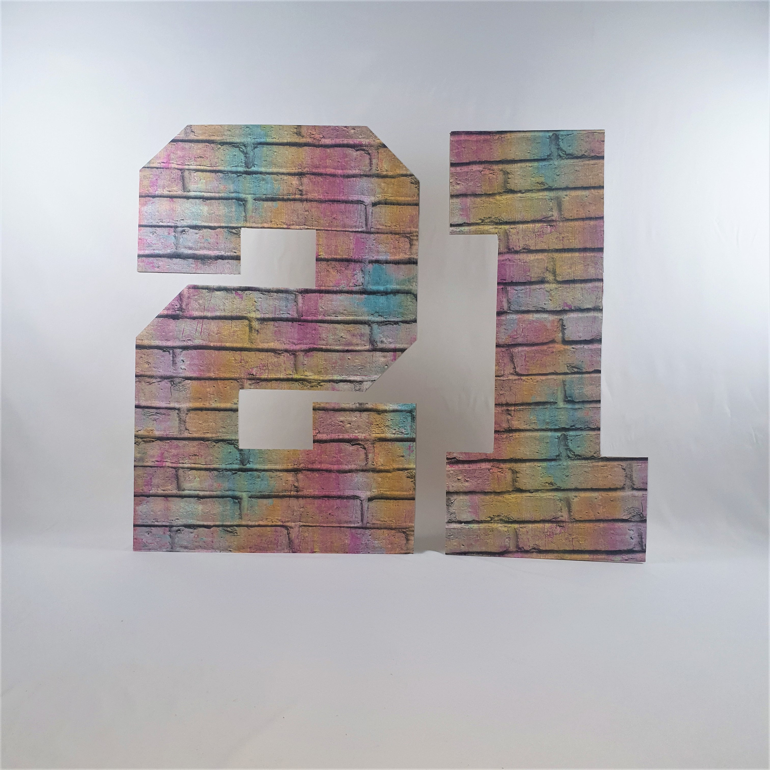 30 Large Cardboard Numbers DIY Party Decoration Free Postage, Large ...