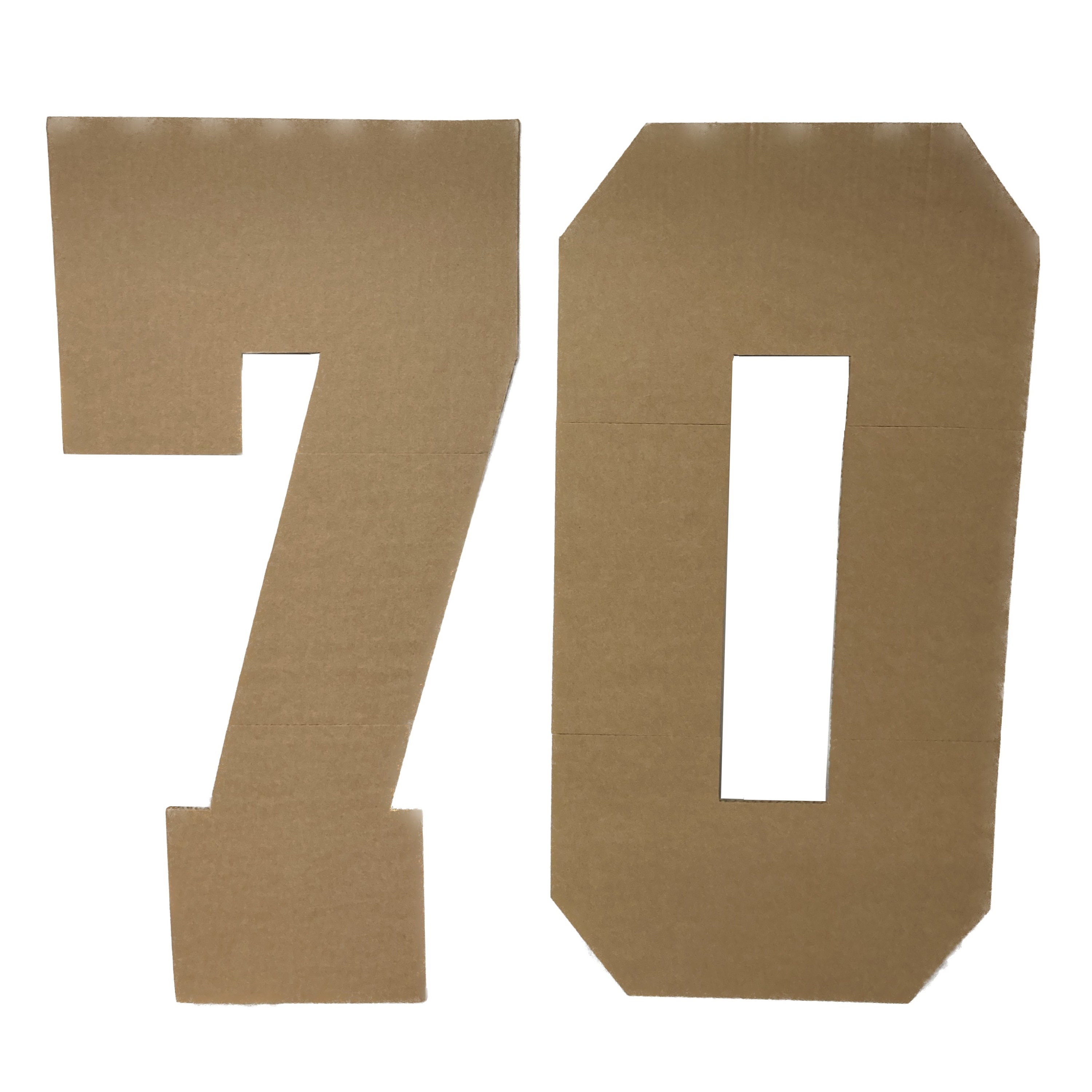 77cm Large Cardboard Numbers DIY Party Decoration Large Display ...