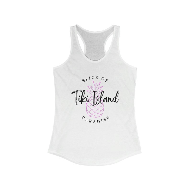Tiki Island Tank Tiki Tank Waterfront Life Pineapple Tank - Etsy