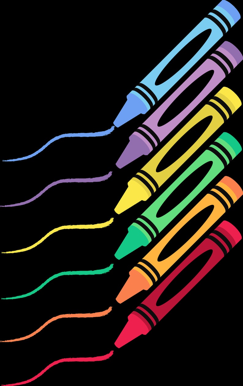 Crayon Design Bundle - Etsy