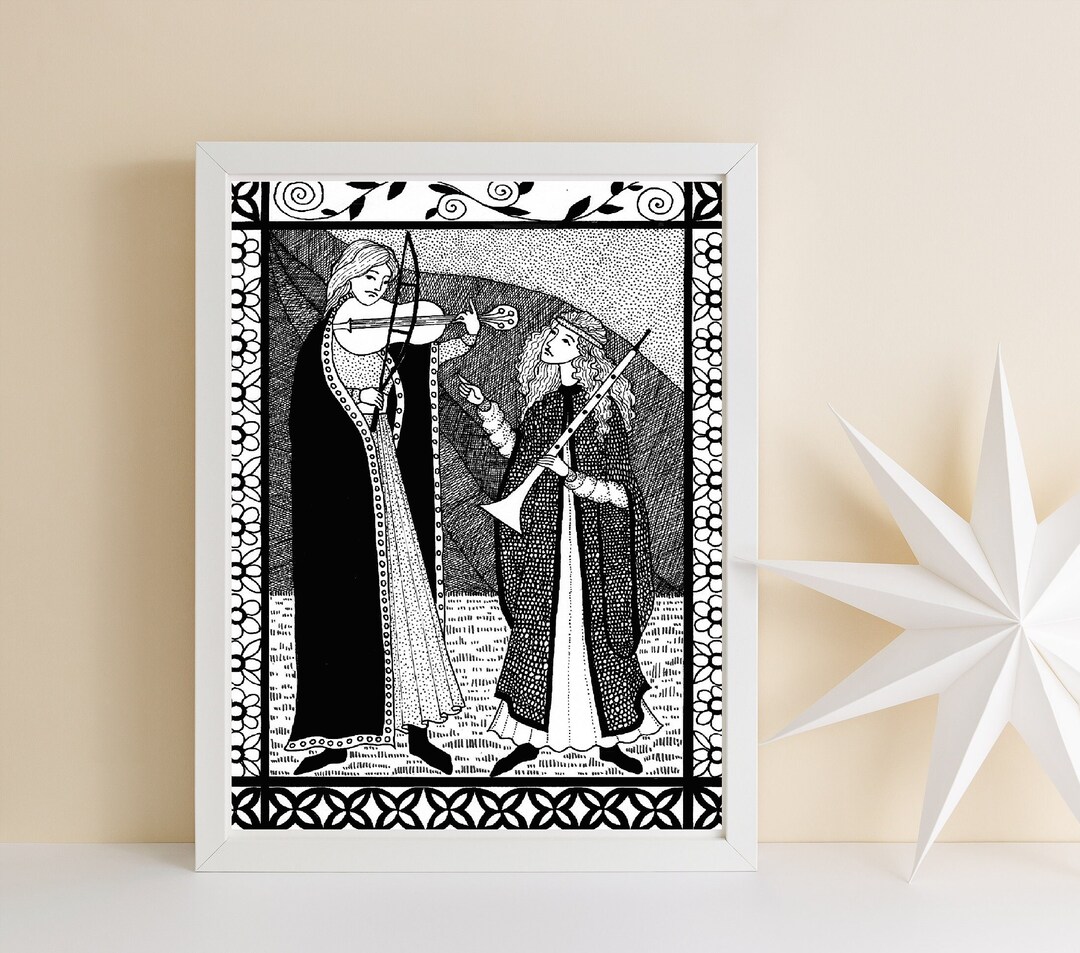 Die Meistersinger. Ink Drawing Digital Print Poster Tattoo Wall Art ...
