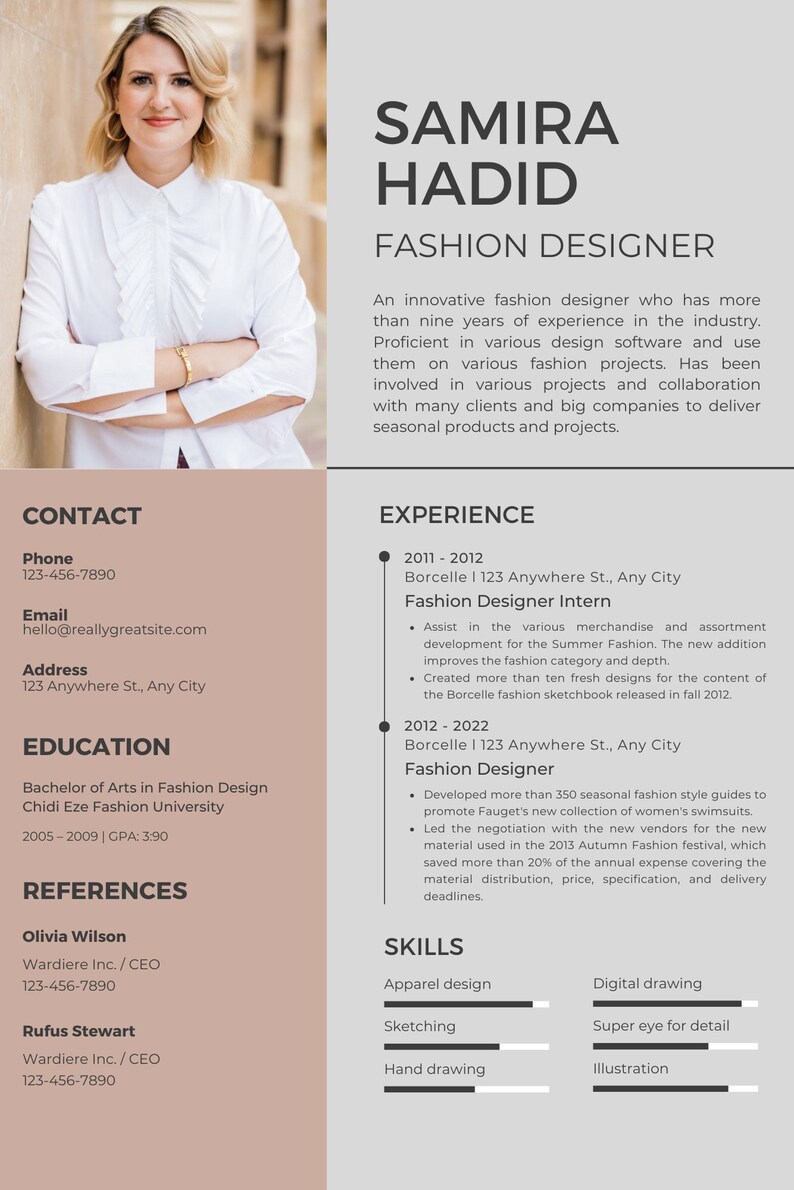 10 RESUME TEMPLATES - Etsy