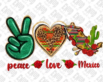 Peace Love Cinco De Mayo Png Sublimation Design Download - Etsy
