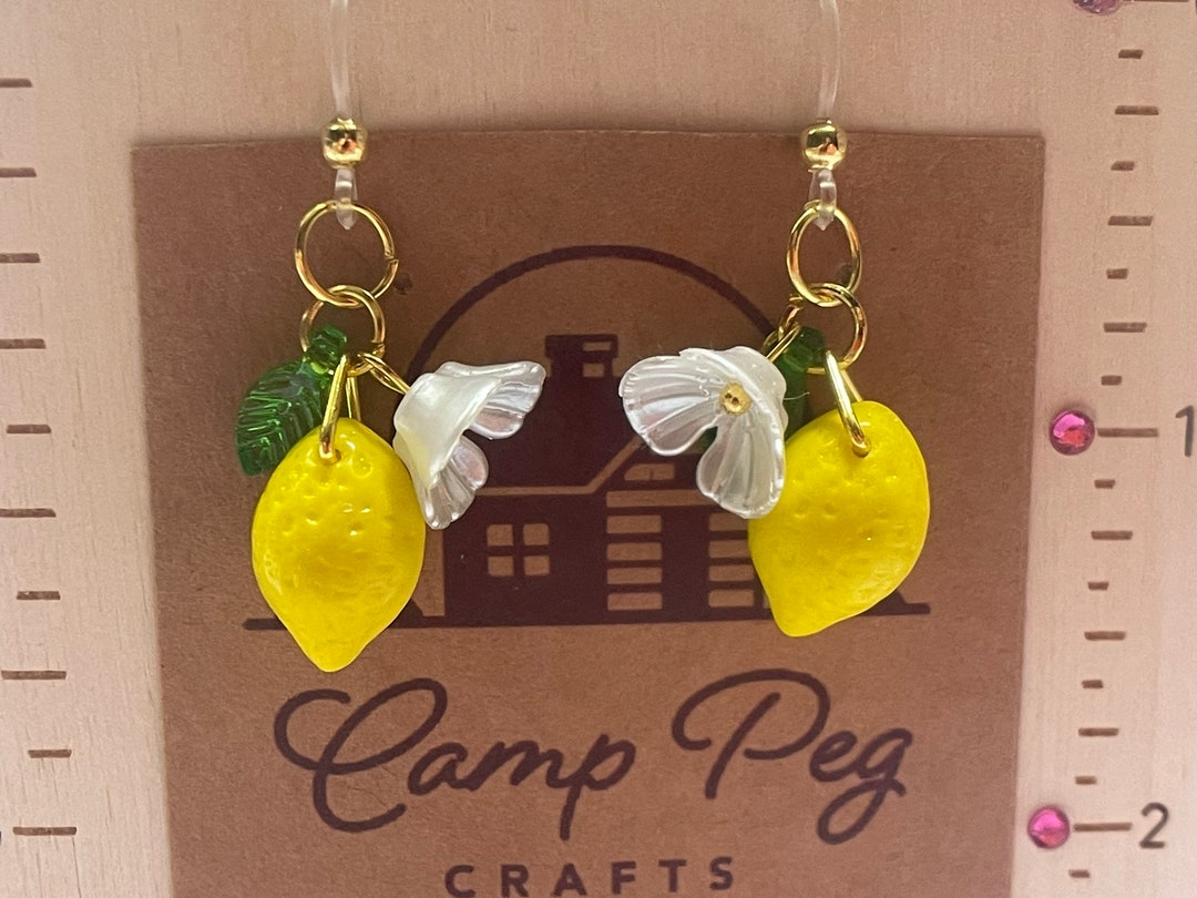 Plastic Hook, Lemon and Flower, so Simple! Ready for Summer Days. - Etsy