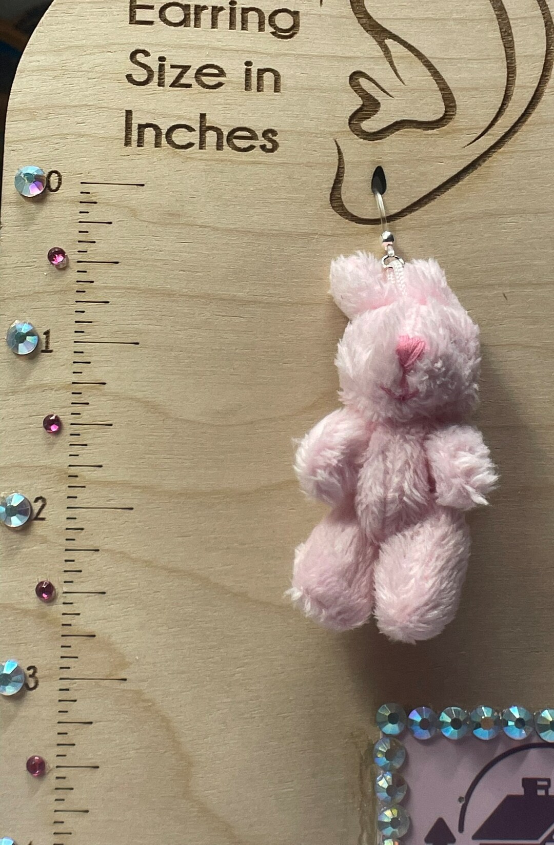 Plastic Hook, Pain Free, A Stuffed Animal, Pink Fuzzy Rabbit, so Light ...