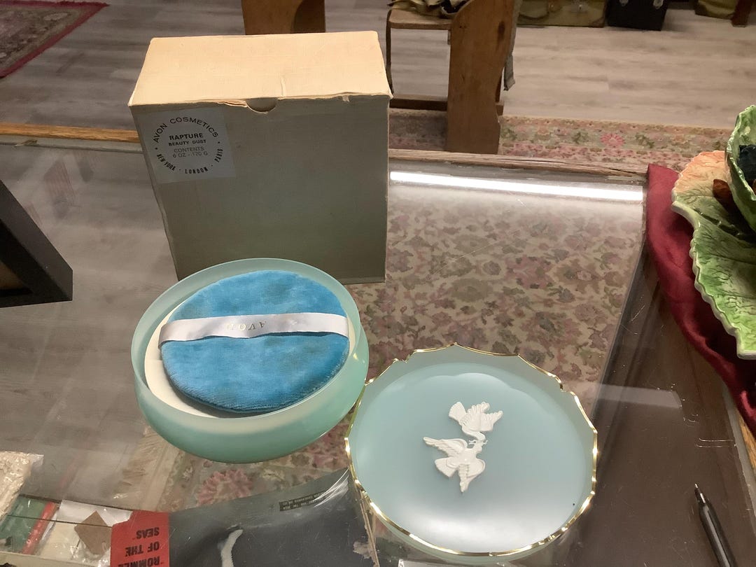 1960,s Avon Powder Puff Unopened + 2 Powder Unopened - Etsy