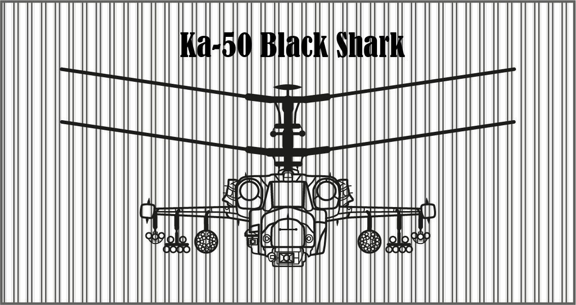 KA-50 Blackshark SVG DXF - Etsy