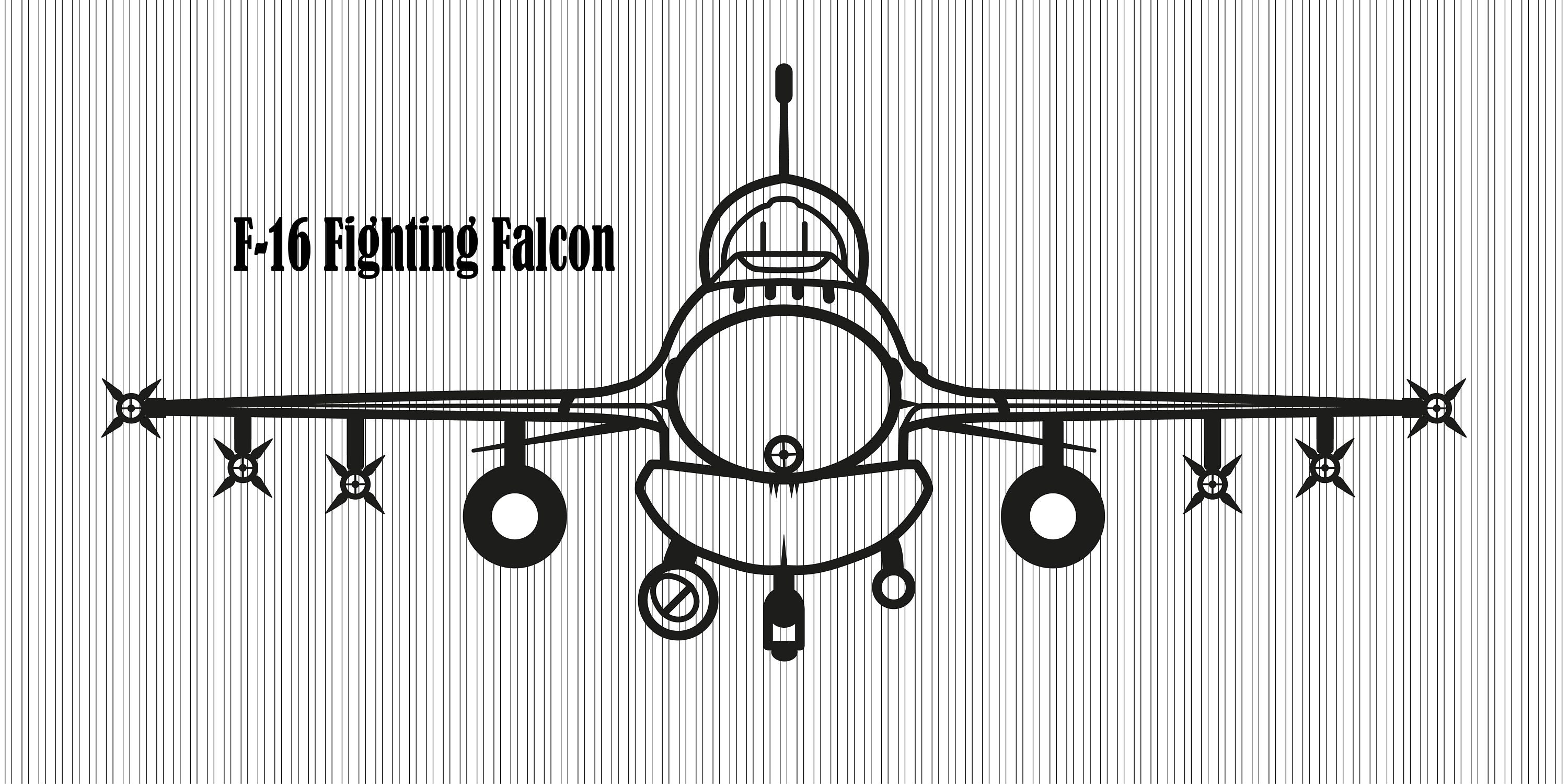 F-16 Fighting Falcon SVG DXF - Etsy