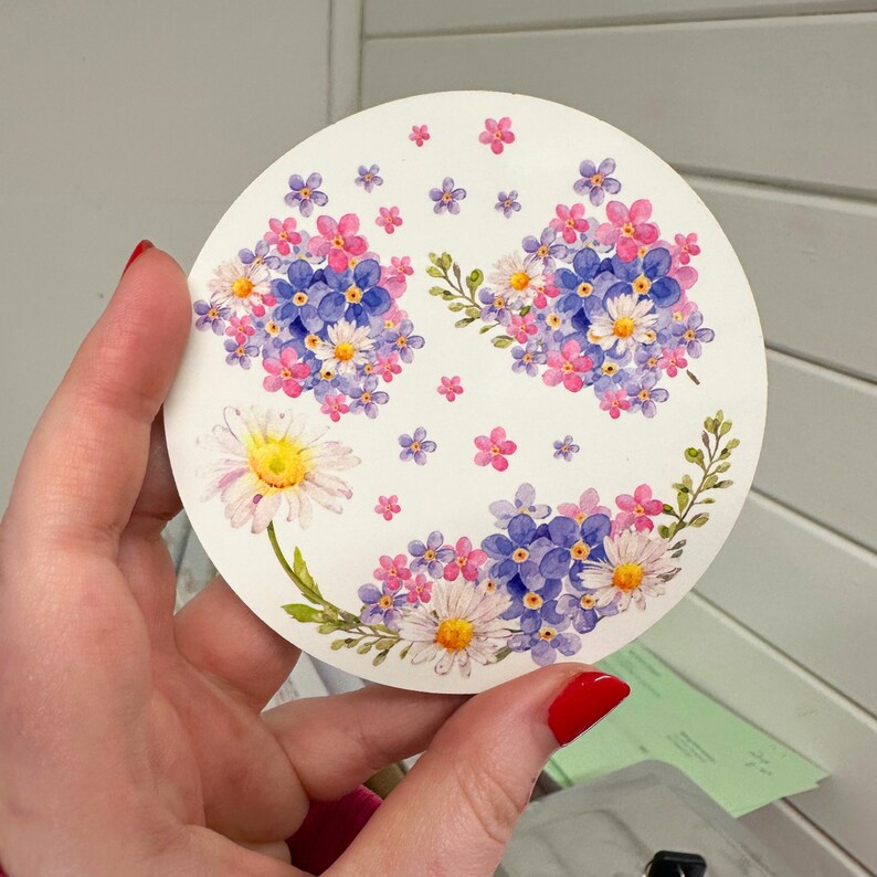 Dementia Awareness Drinks Coaster / Forget-me-not Coaster / Alzheimers ...