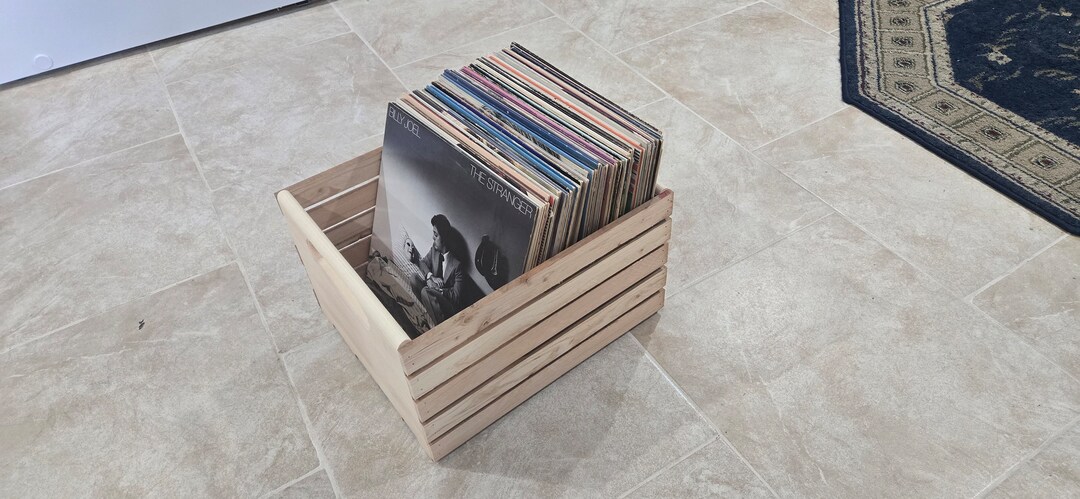 Record Crate - Etsy