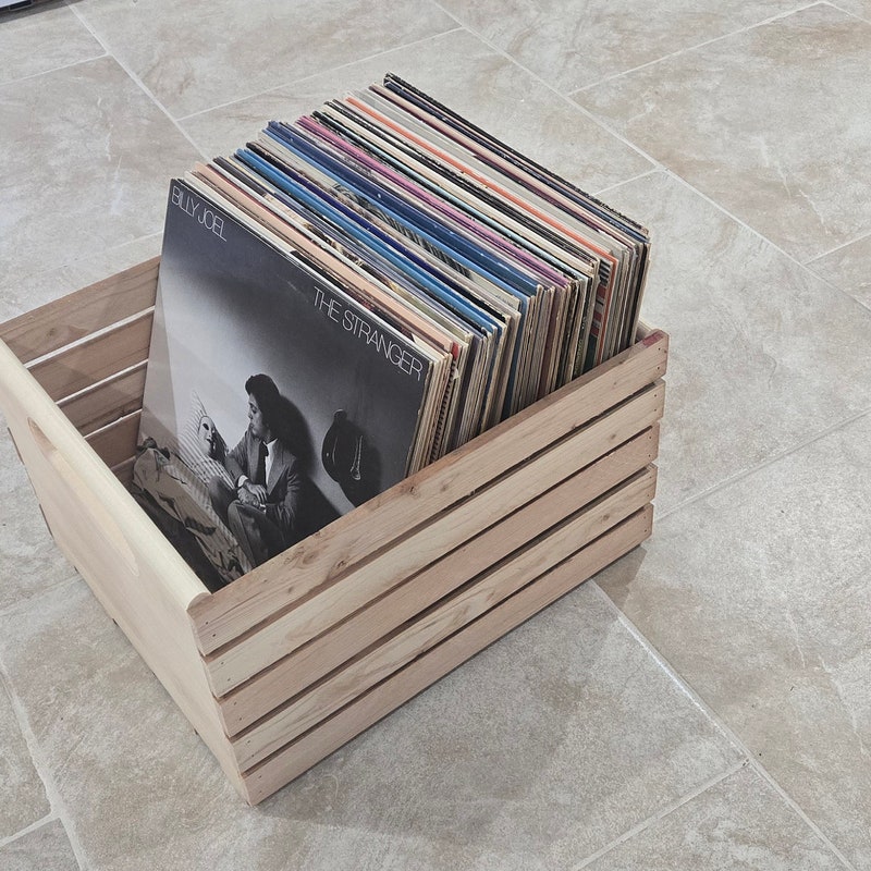 Record Crate - Etsy
