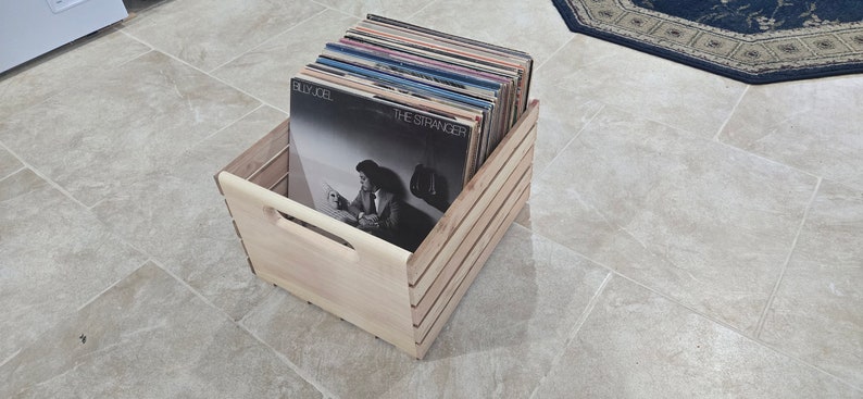 Record Crate - Etsy