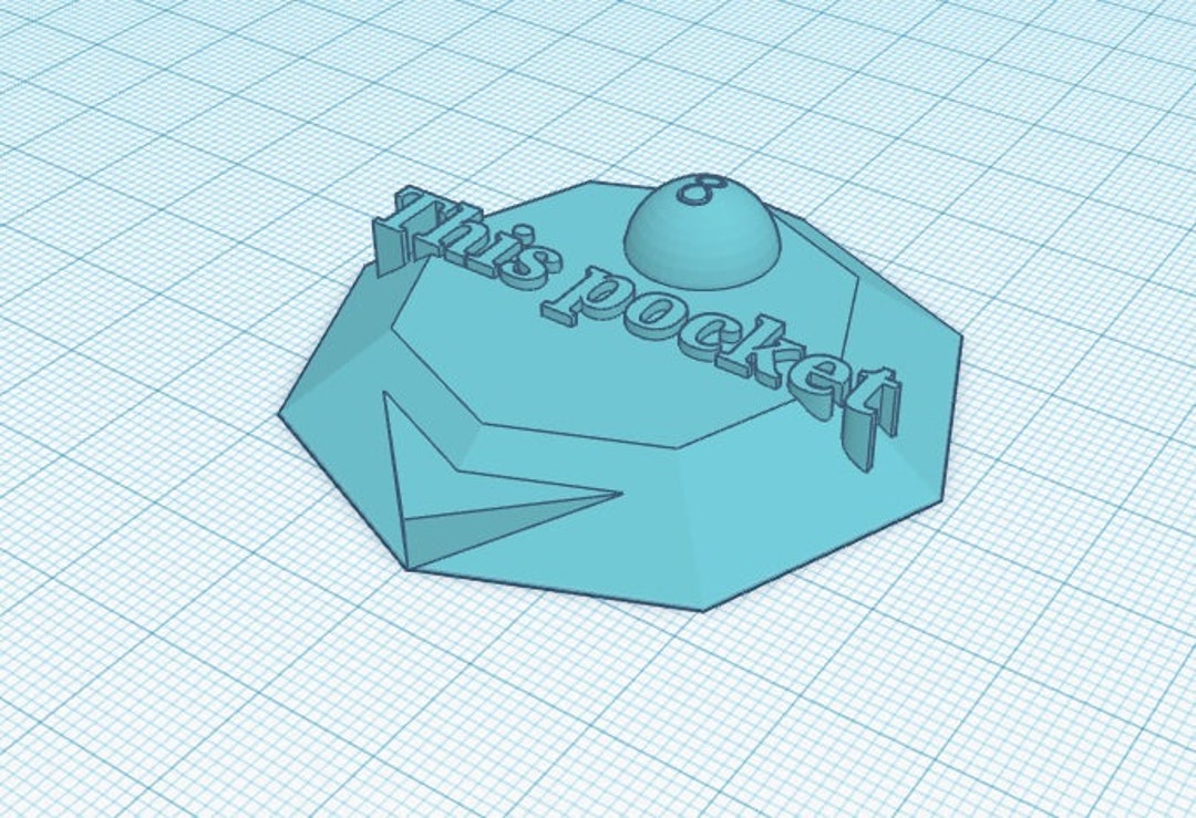 8 Ball Pocket Marker FILE - Etsy