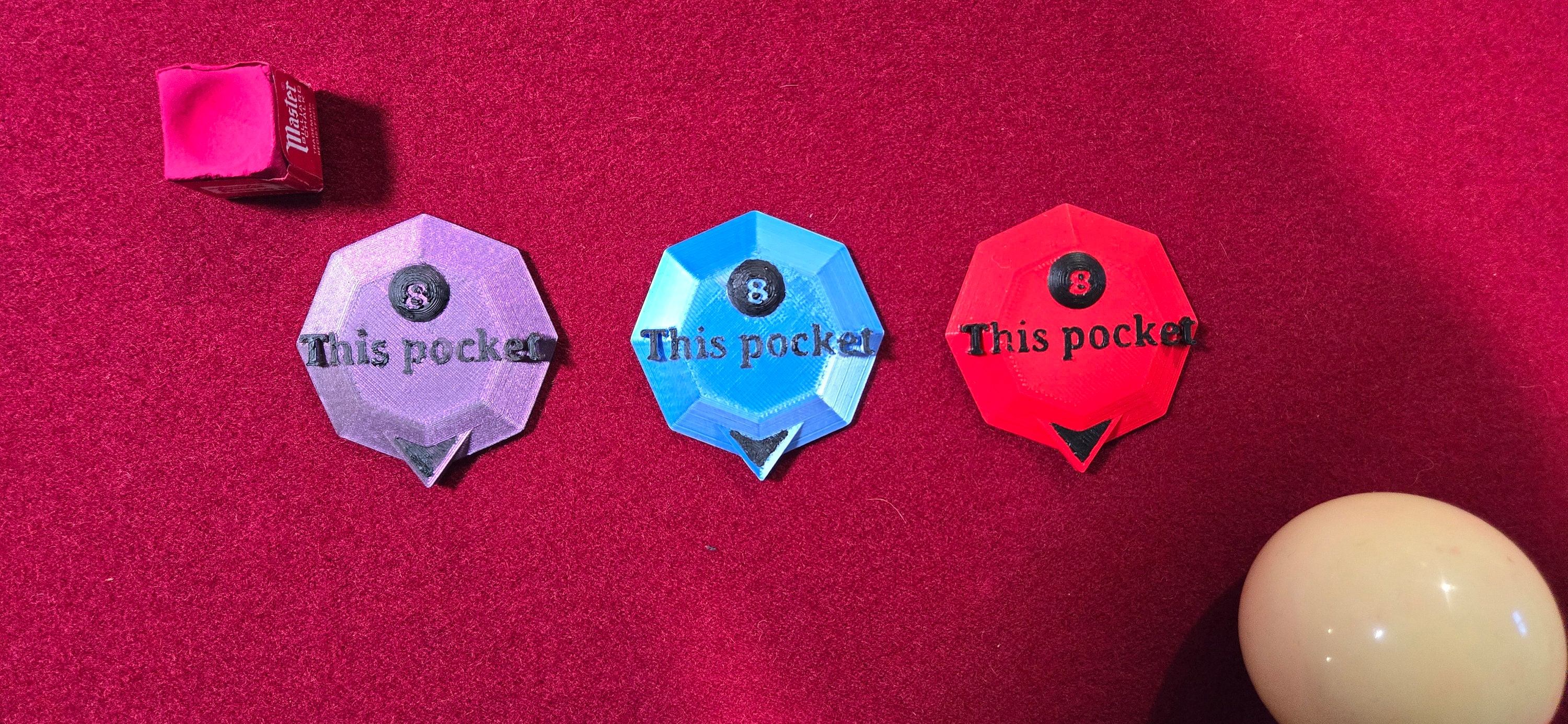 8 Ball Pocket Marker - Etsy