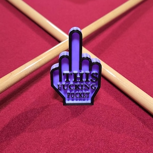 8 Ball Middle Finger Pocket Marker - Etsy