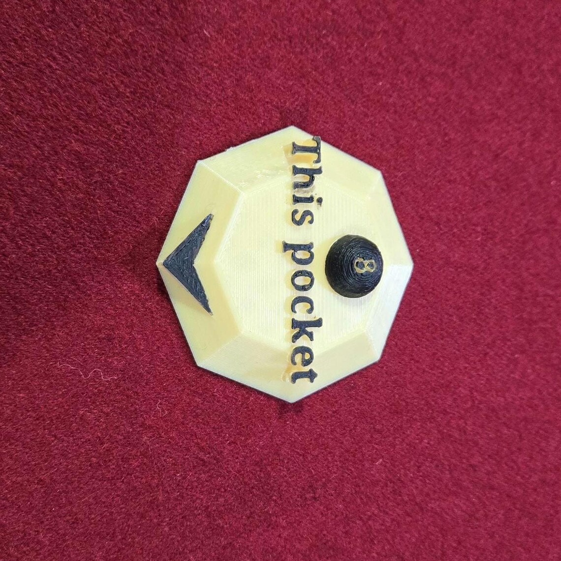 8 Ball Pocket Marker FILE - Etsy