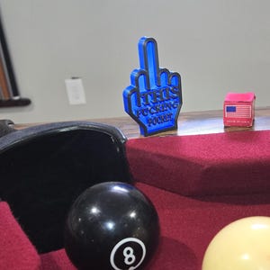 8 Ball Middle Finger Pocket Marker - Etsy