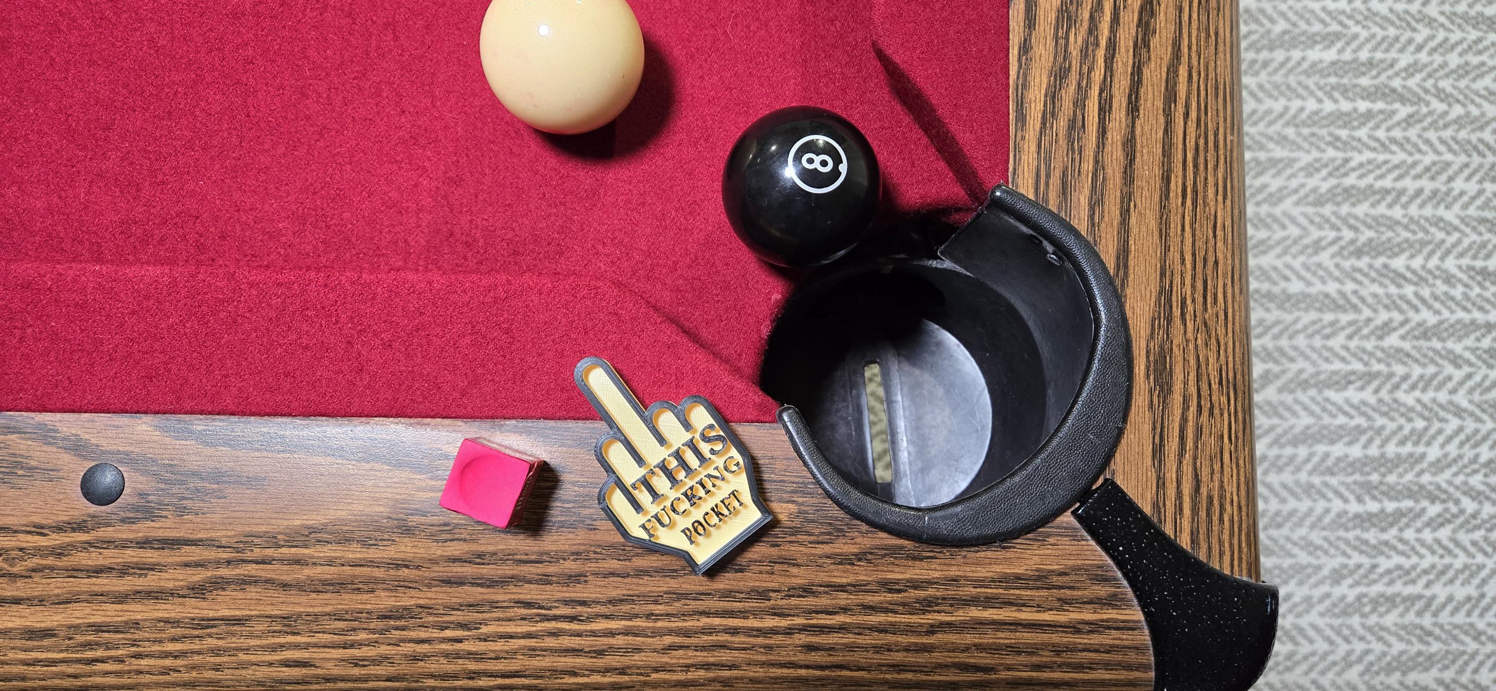 8 Ball Middle Finger Pocket Marker - Etsy