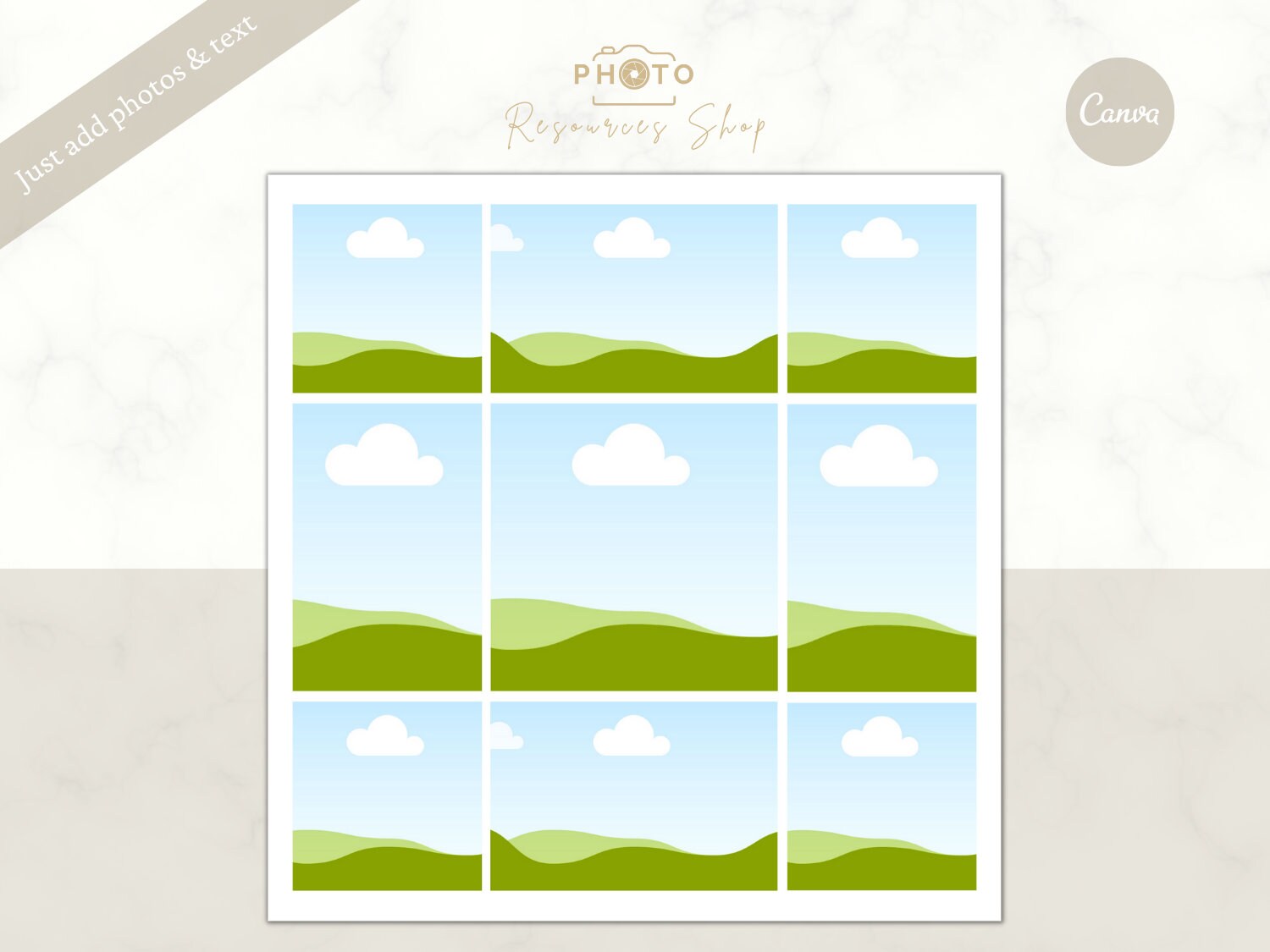 12x12 Photo Collage Bundle Wedding Collage Square Photo Collage ...