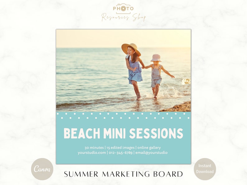 Summer Mini Sessions Photography Template | Photography Marketing ...