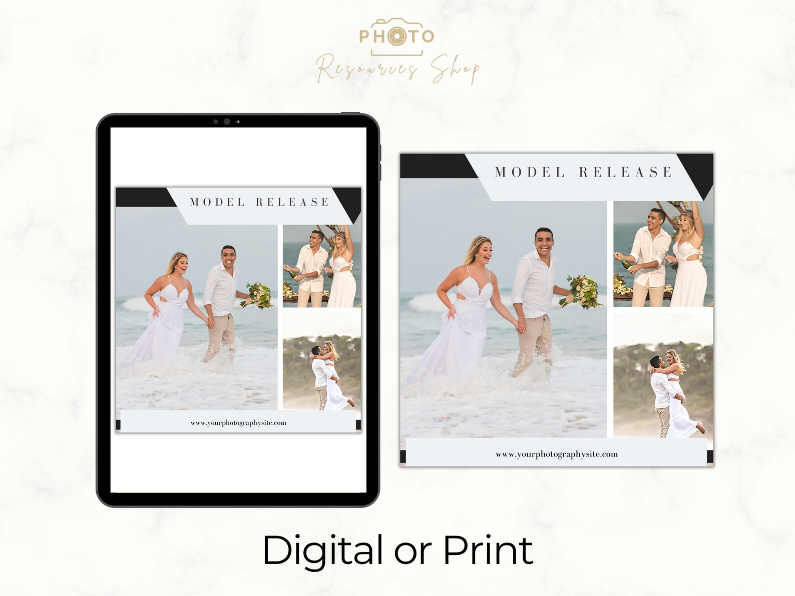 Model Release Form for Photographers, Canva Template, Editable, Model ...