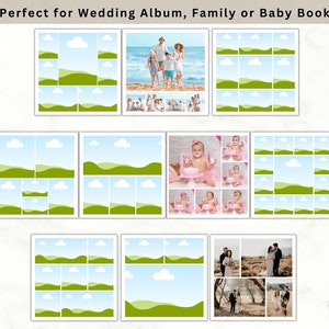 12x12 Photo Collage Bundle | Wedding Collage | Square Photo Collage ...