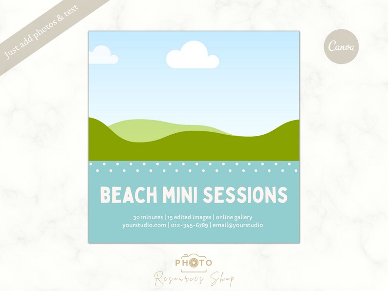 Summer Mini Sessions Photography Template | Photography Marketing ...