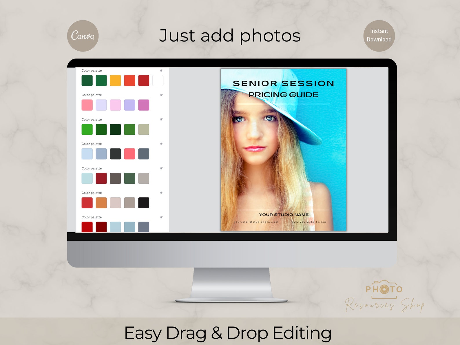 Senior Session Pricing Guide, Senior Photography Pricing List, Senior ...