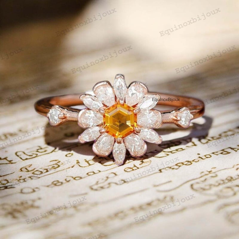 November Birthstone Ring - Etsy