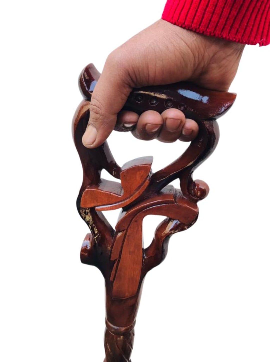 Christian Cross Wooden Walking Cane – Stylish and Durable Support Stick ...