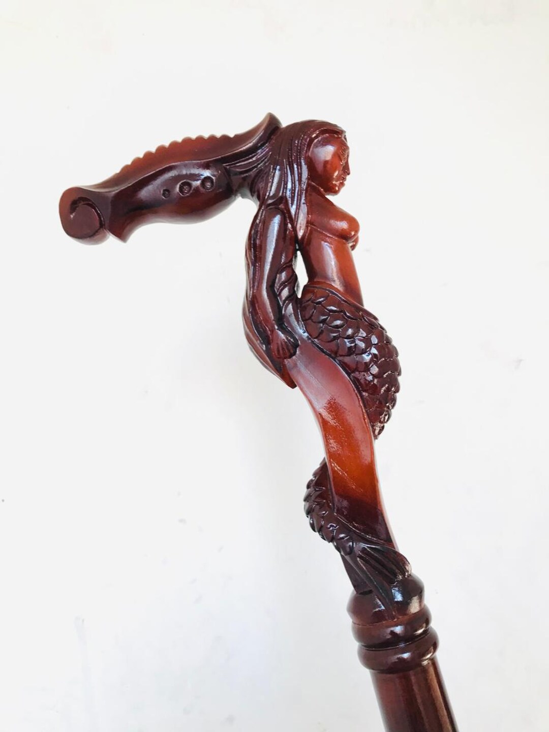 Marmind Walking Cane – Handmade Wooden Walking Stick for Men – Stylish ...