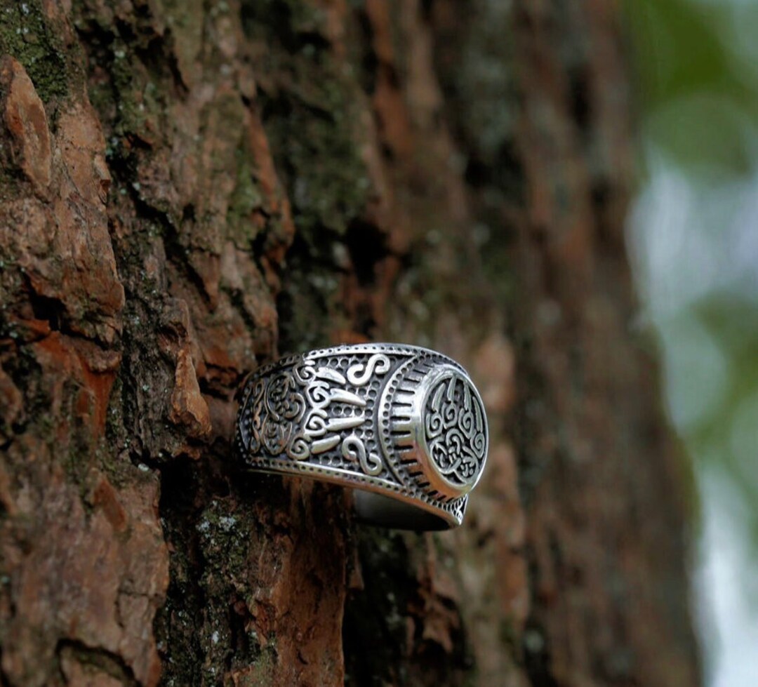 Viking Norse Bear Claw Celtic Style Ring Nordic Men's Knot Claw Ring ...