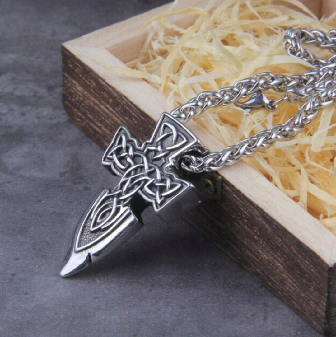 Viking Nordic Freyr Sword Amulet Necklace Scandinavian Norse Gift ...